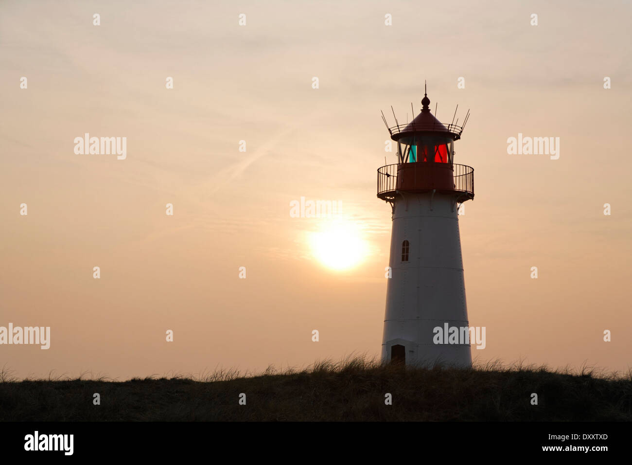 Germany, Schleswig-Holstein, Sylt, lighthouse 'List-West', Deutschland ...