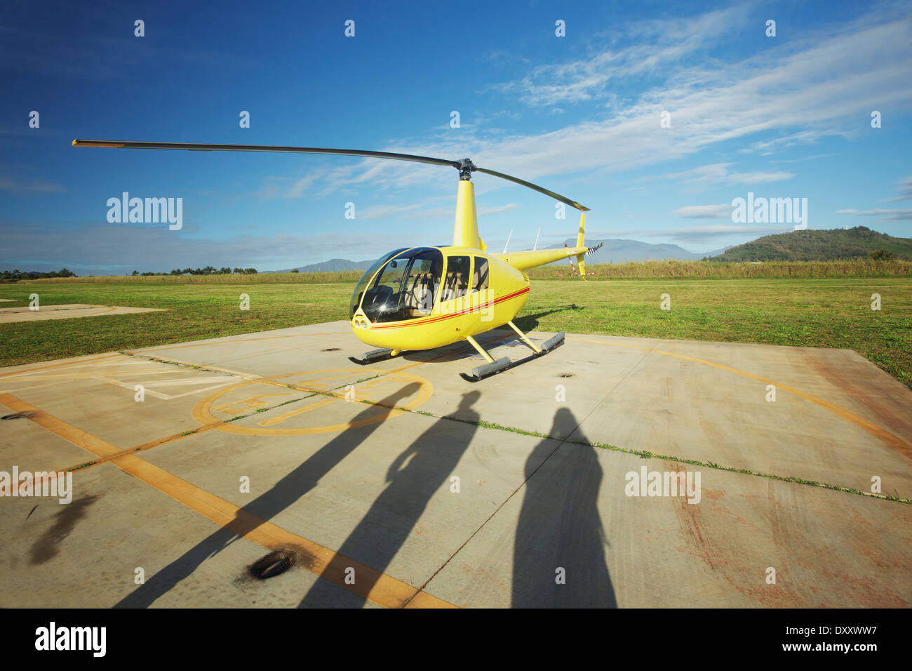 Man standing on helicopter hi-res stock photography and images - Alamy