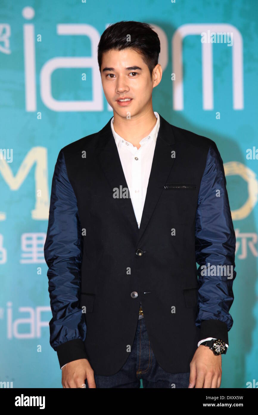 Shanghai, China. 28th Mar, 2014. Thai actor Mario Maurer meets fans in ...