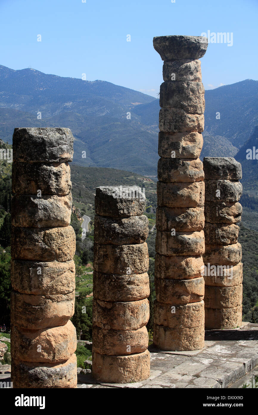 Oracle Of Apollo At Delphi High Resolution Stock Photography and Images ...