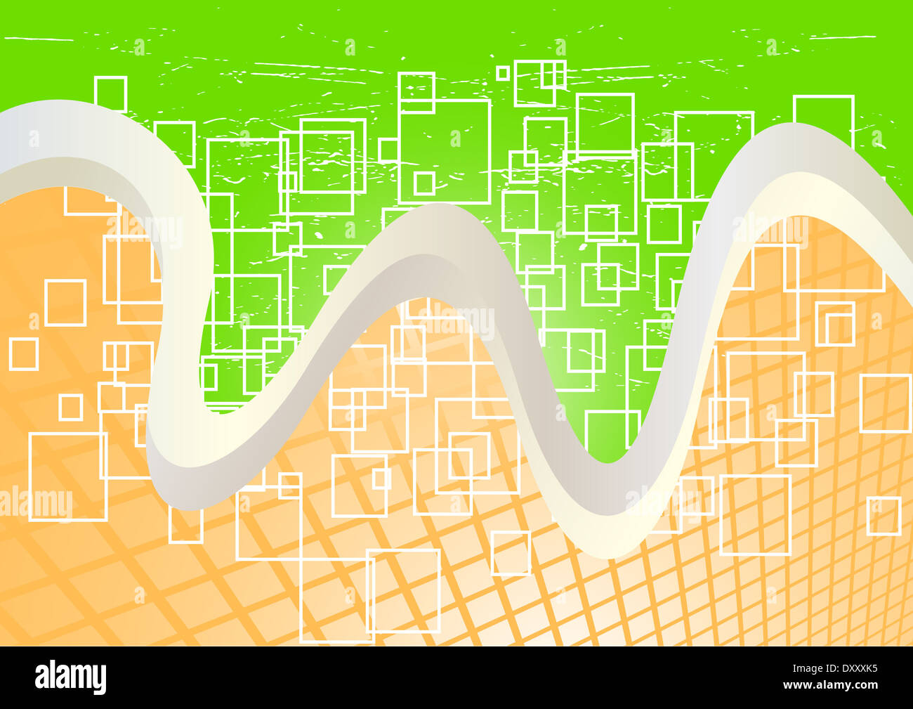 Vector green and orange background; clip-art Stock Photo - Alamy
