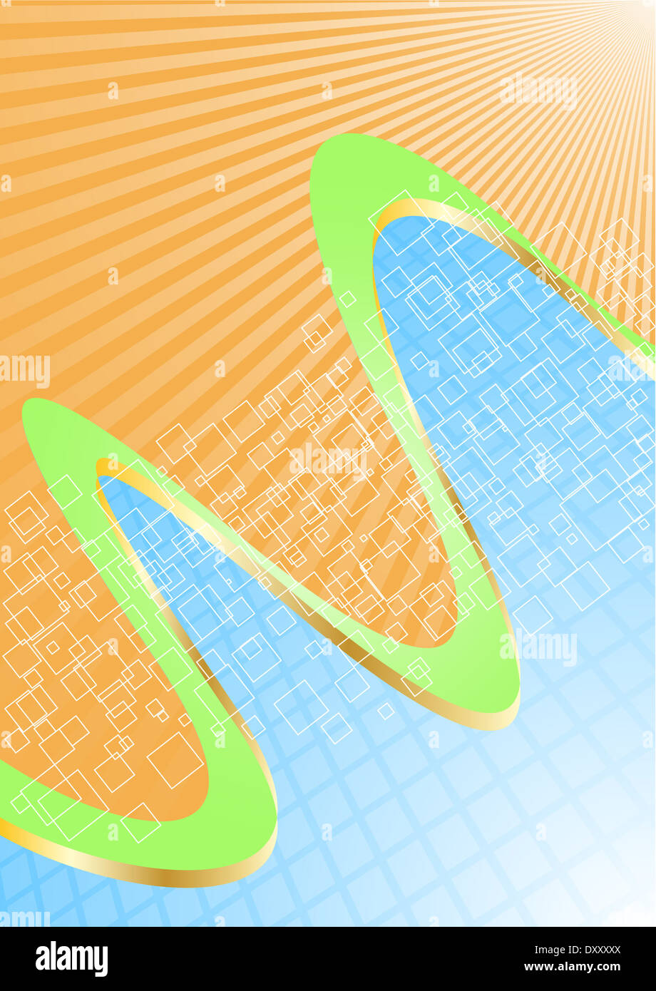 Vector abstract green background; clip-art Stock Photo - Alamy