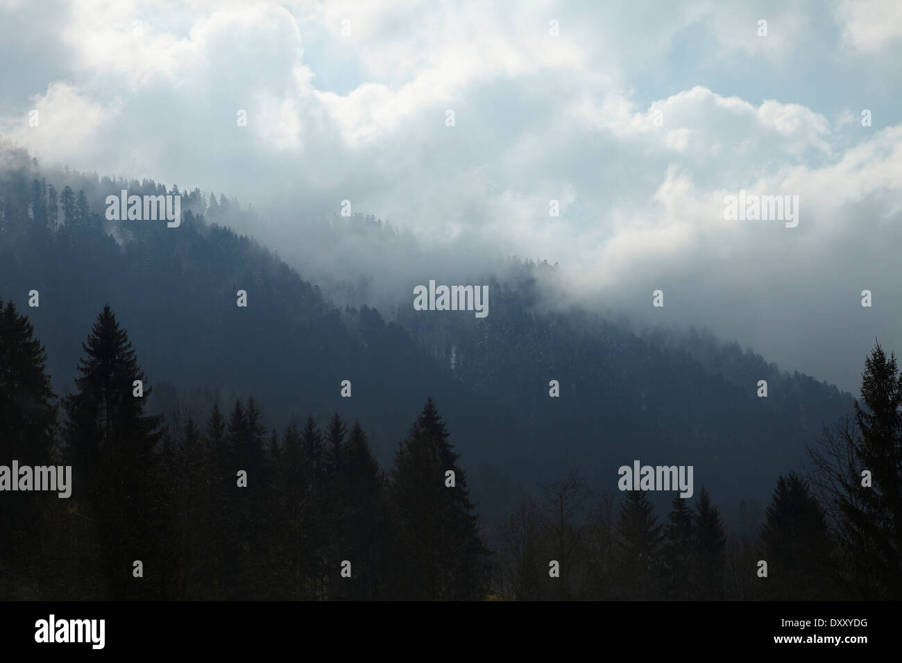 Mist over the mountains hi-res stock photography and images - Alamy