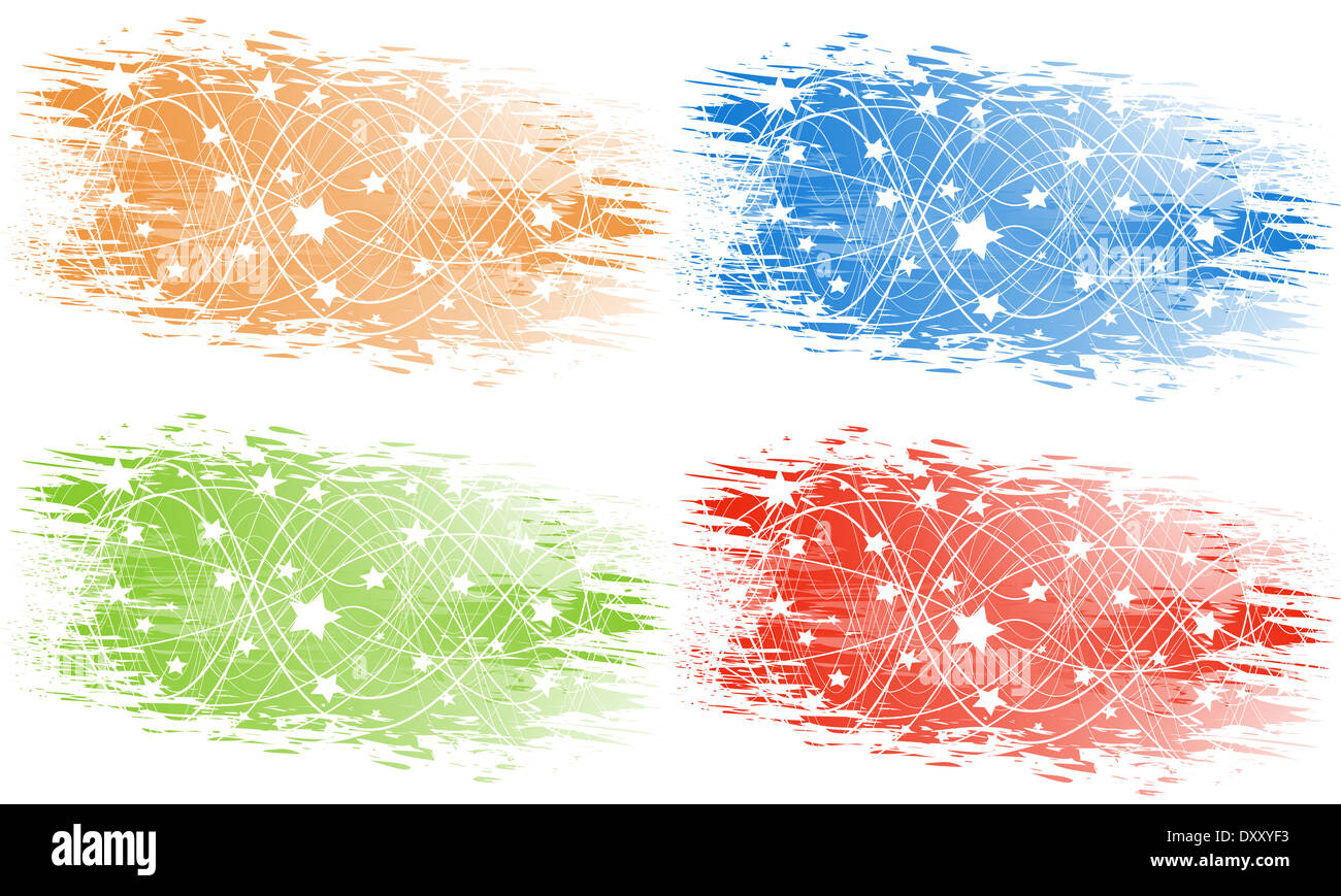 Vector abstract banner; clip-art Stock Photo - Alamy