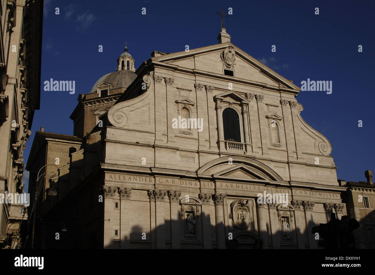 Italy. Rome. The Church of the Gesu. Mannerist. Built by Giacomo B. da ...