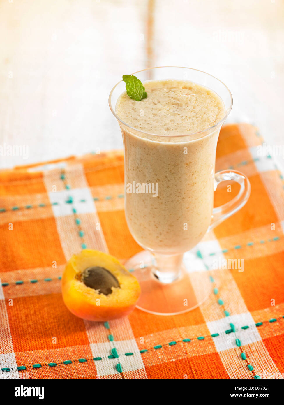Apricot milkshake hi-res stock photography and images - Alamy