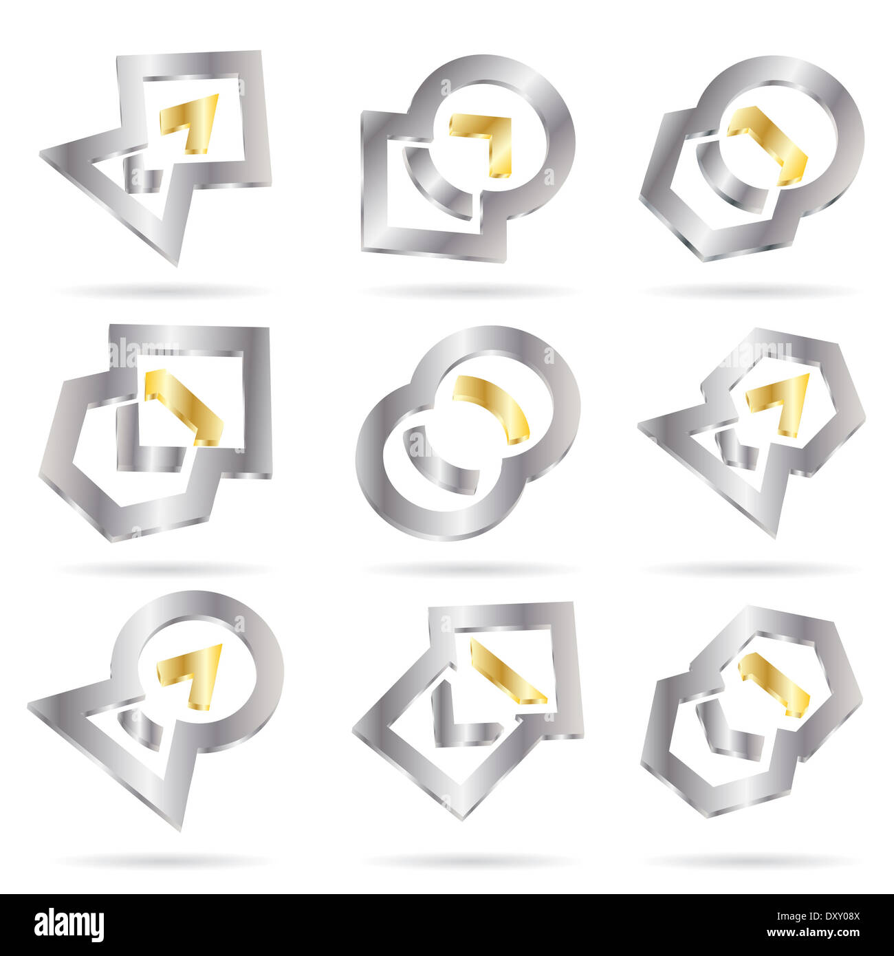 Vector abstract icon; clip-art Stock Photo - Alamy