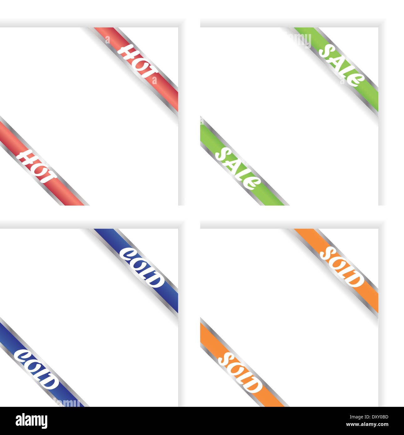 Vector collection sticker; clip-art Stock Photo - Alamy