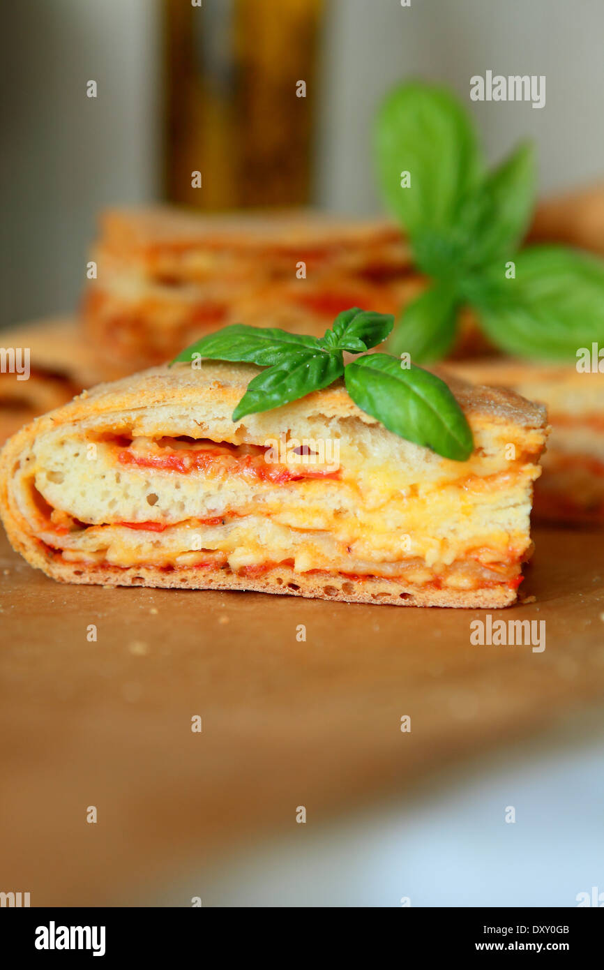 Italian Scaccia Ragusana Stock Photo - Alamy