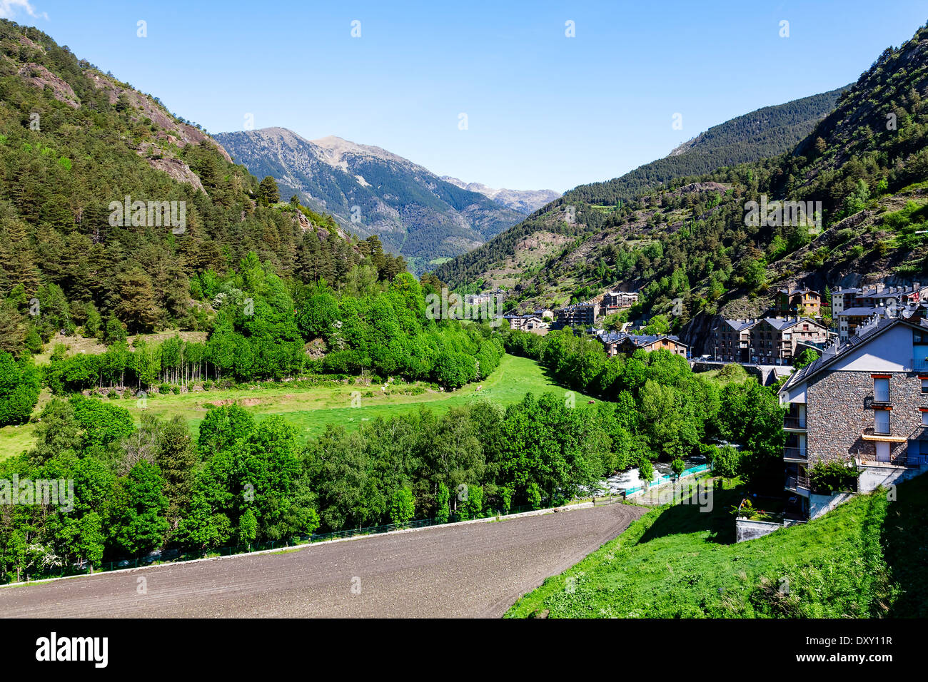 Forests, hills and valleys at the Pyrenees Stock Photo - Alamy