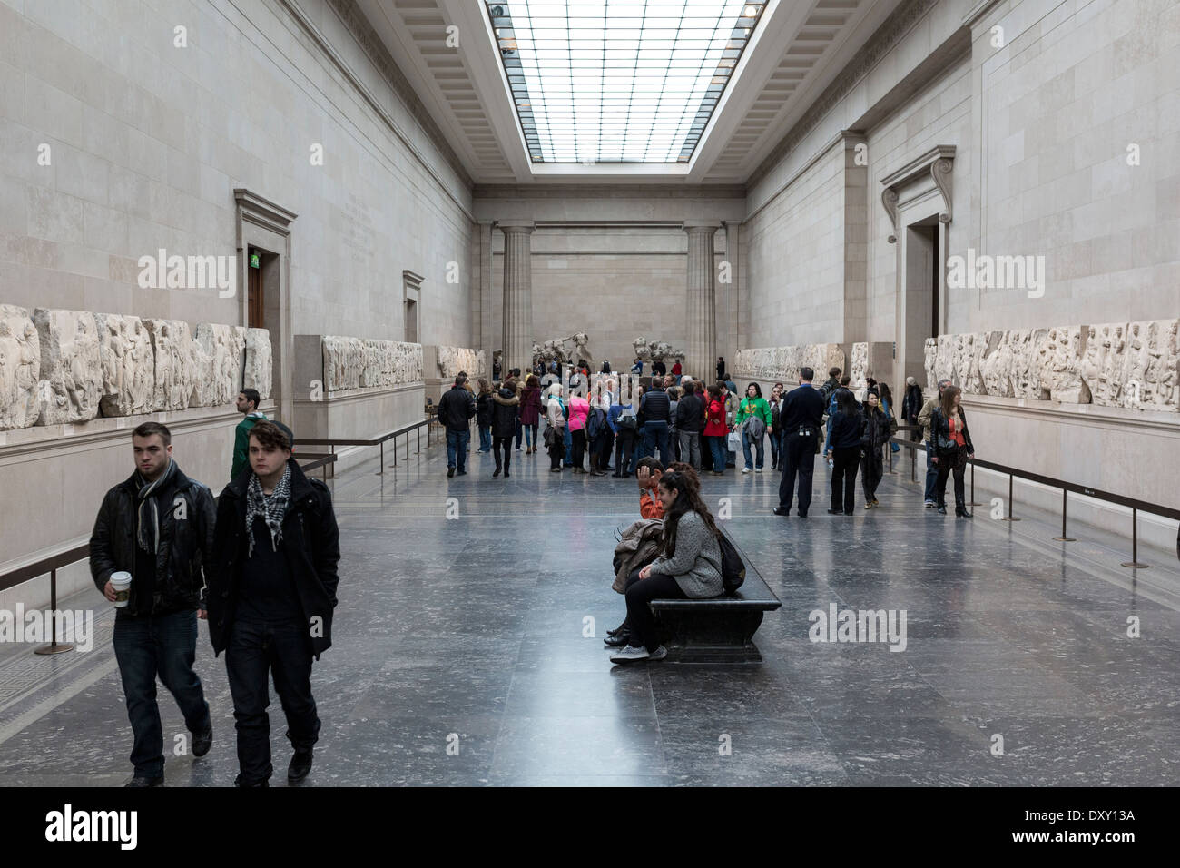 British Museum Elgin Marbles Greek Parthenon Metopes Stock Photo - Alamy