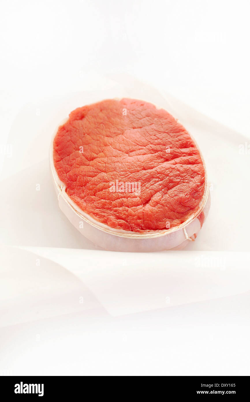 Cut-out beef tournedos Stock Photo - Alamy