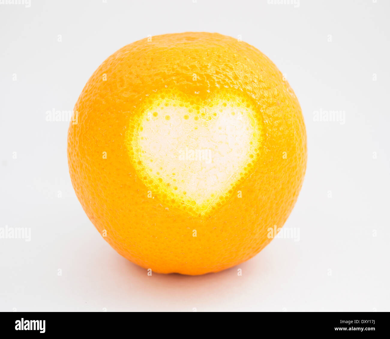 Half orange love hi-res stock photography and images - Alamy