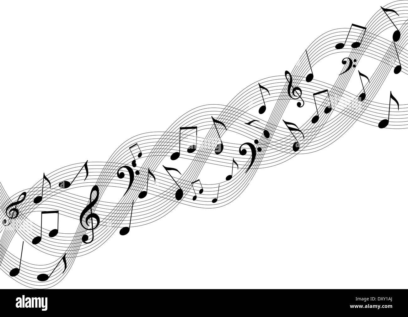 Vector music element; clip-art Stock Photo - Alamy