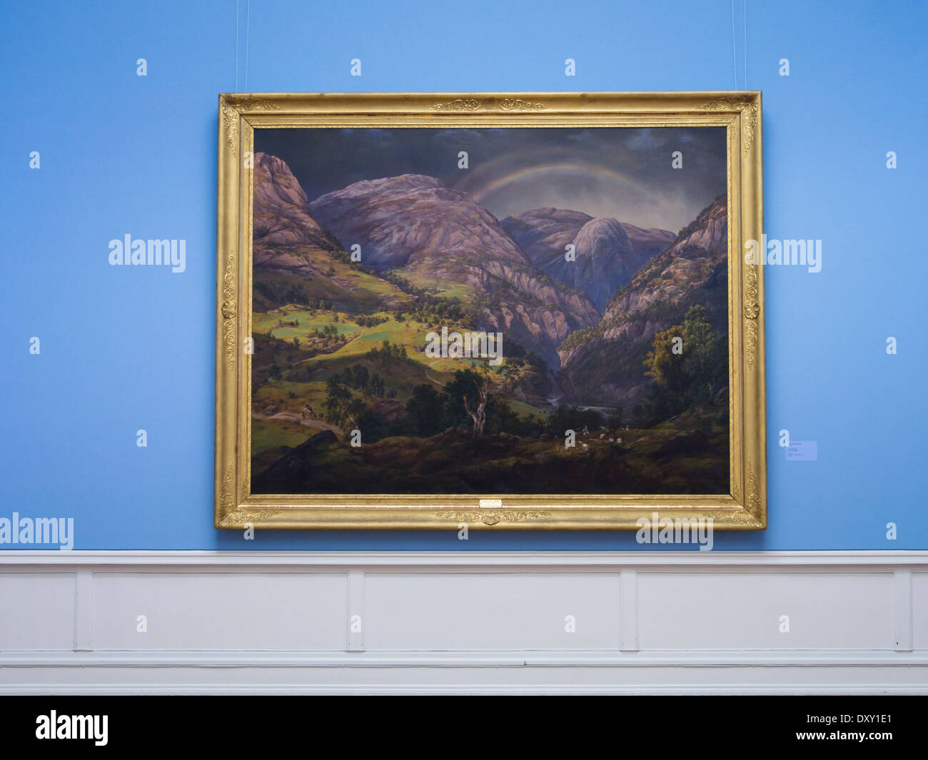 The Norwegian National museum in Oslo Norway, iconic national romantic ...