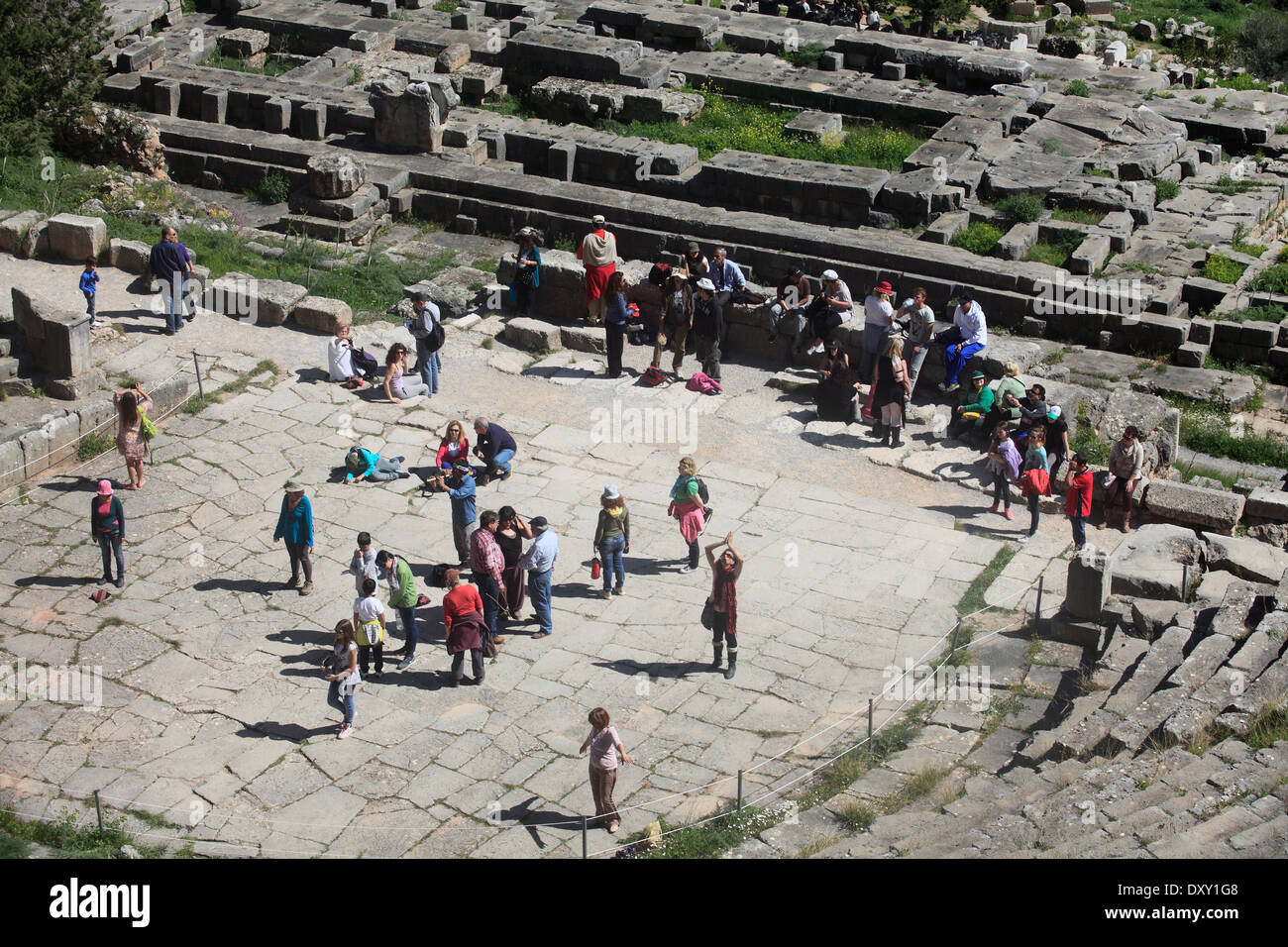 Delphi amphitheatre hi-res stock photography and images - Alamy