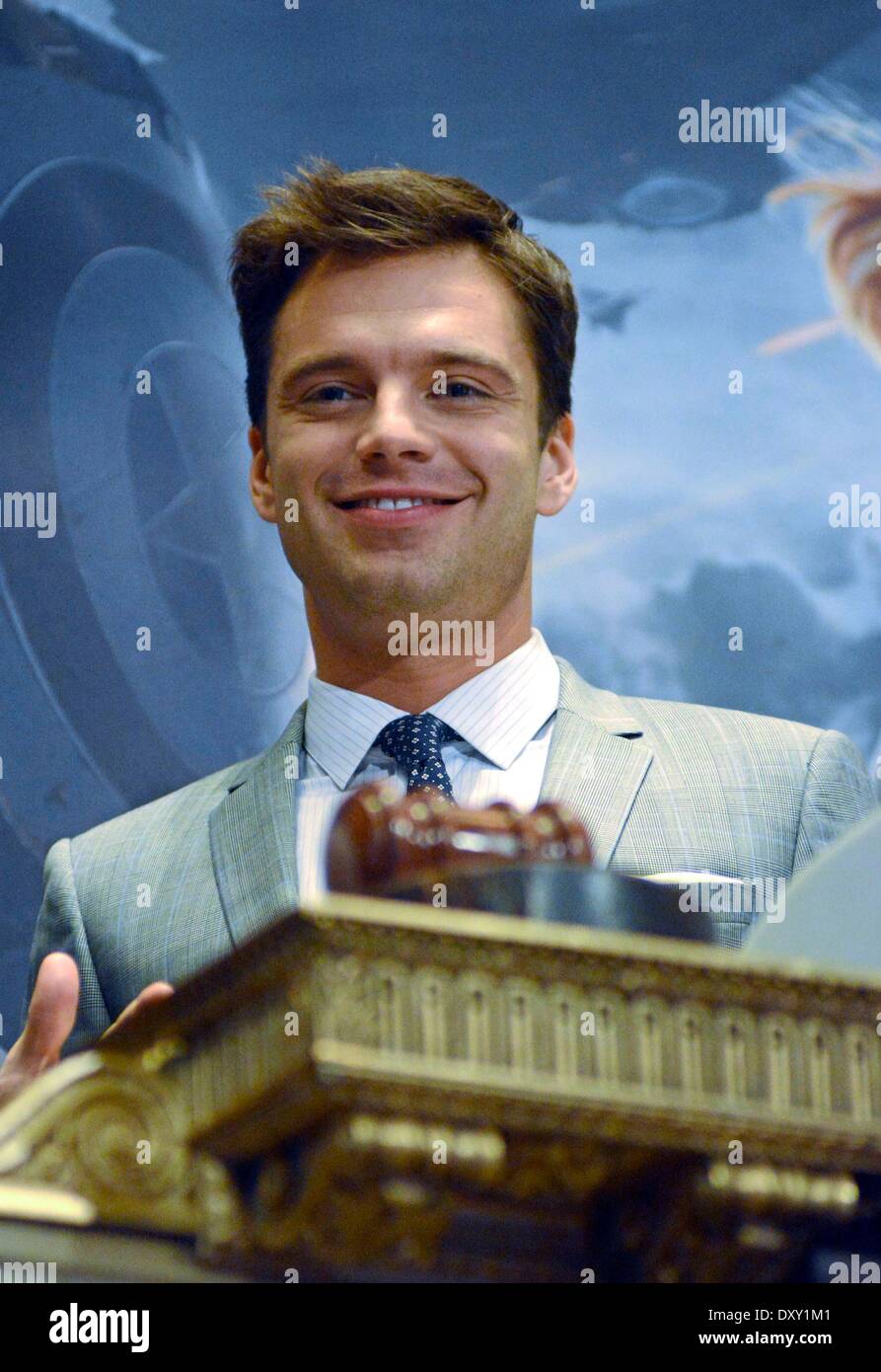 Sebastian stan stars of marvels captain america hi-res stock ...
