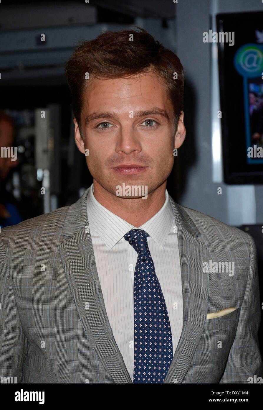 New York, NY, USA. 1st Apr, 2014. Sebastian Stan inside for Stars of ...