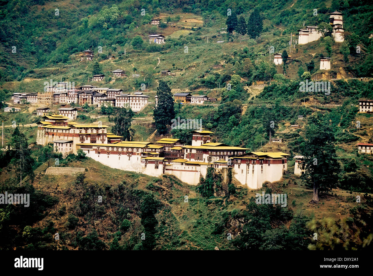 Trongsa Dzong and Museum, Trongsa, Bhutan Stock Photo - Alamy