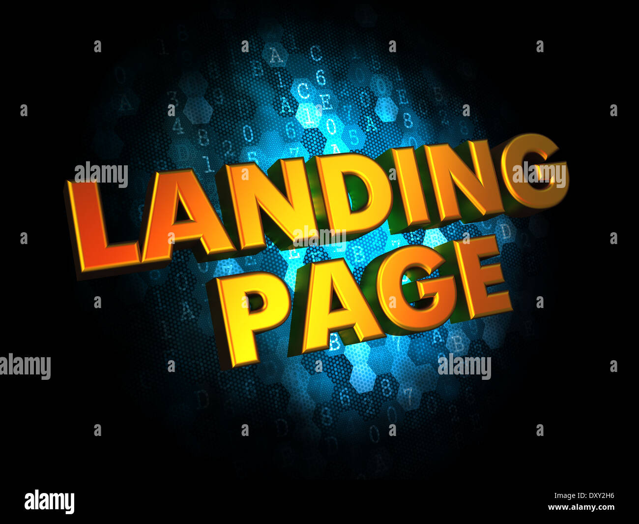 Digital landing page hi-res stock photography and images - Alamy