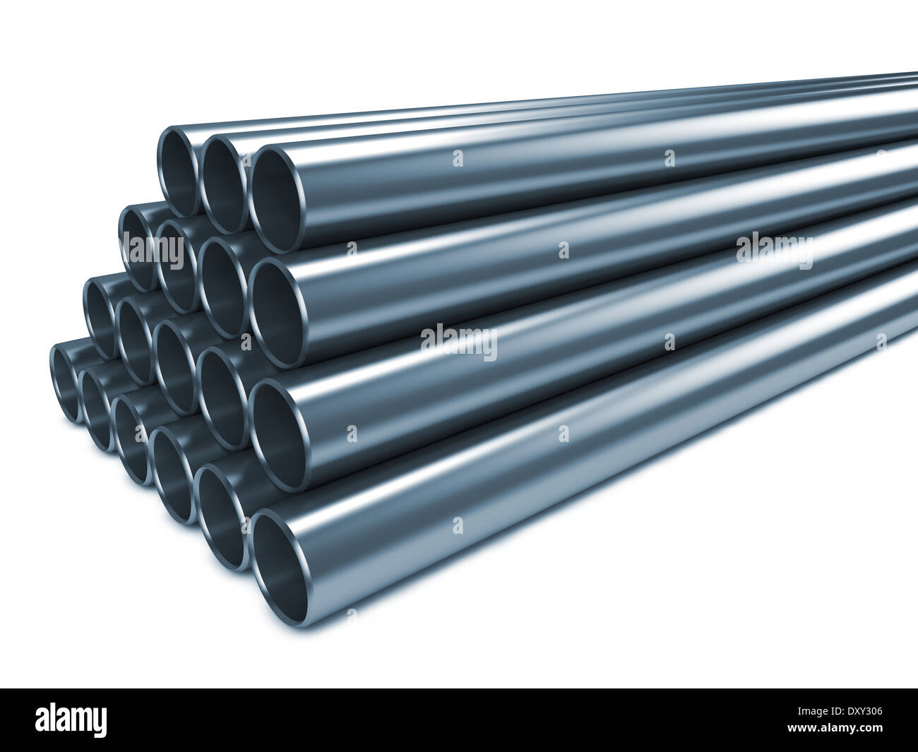 Silver pipes metal plumbing hi-res stock photography and images - Alamy