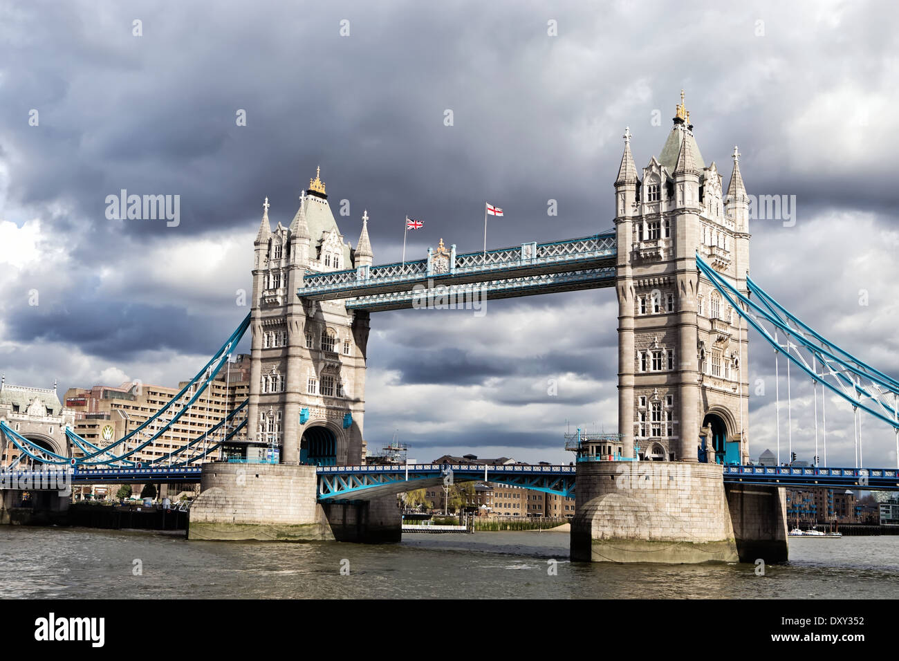 Old Tower Bridge in London Stock Photo - Alamy