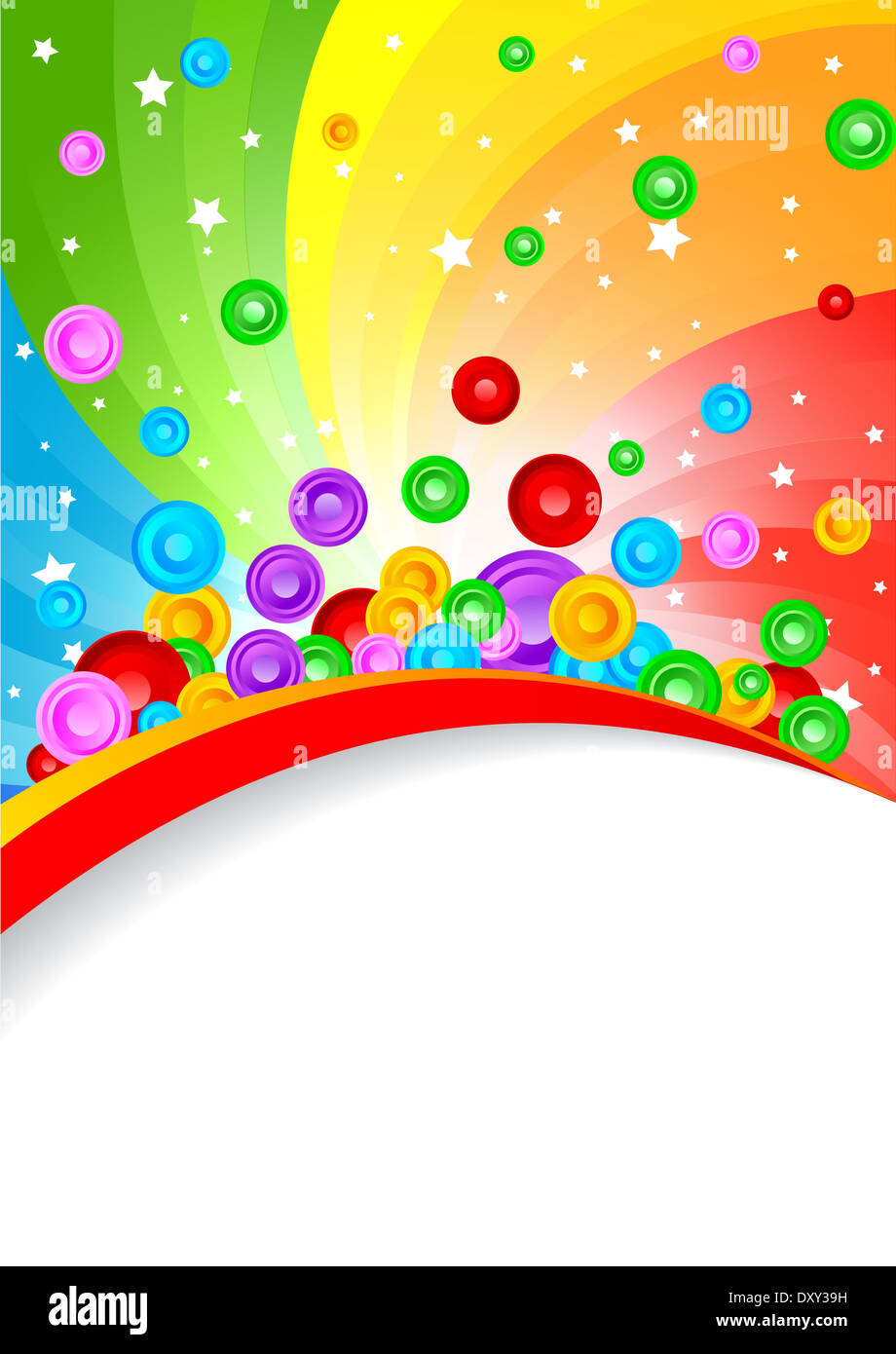 Vector abstract colorful background; clip-art Stock Photo - Alamy