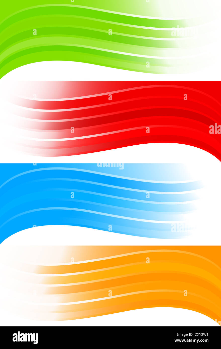 Vector colorful banners; clip-art Stock Photo - Alamy