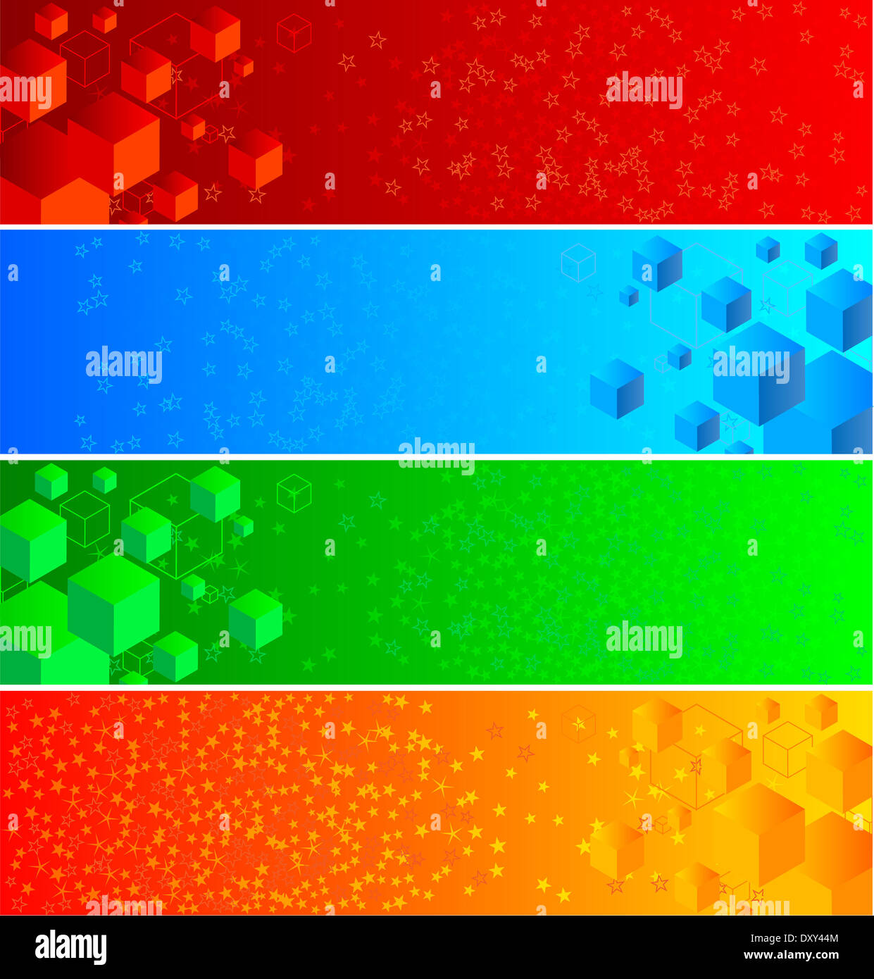 Vector abstract banners; clip-art Stock Photo - Alamy