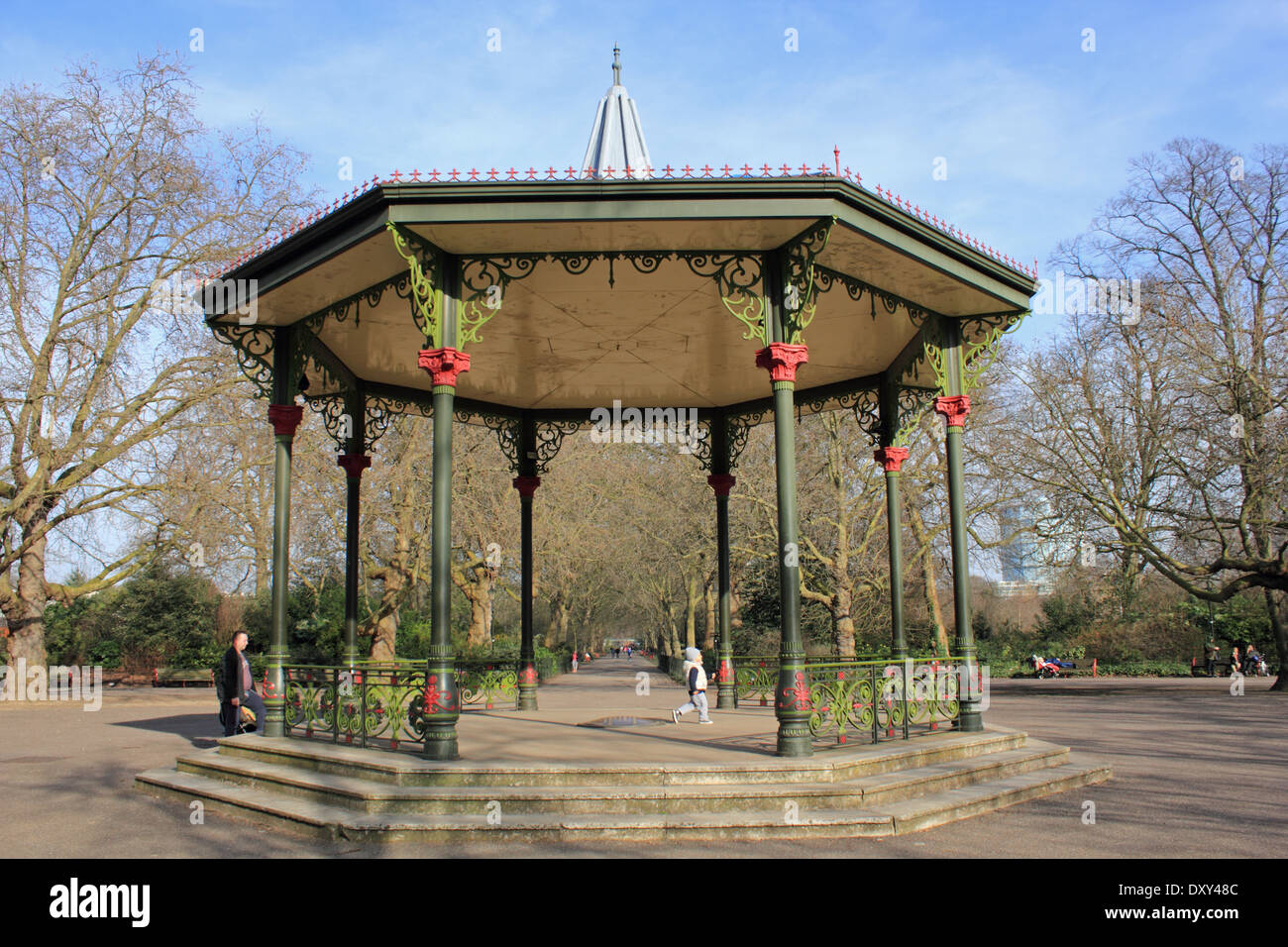 Bandstand in Battersea Park, London, SW11 4NJ, UK Stock Photo - Alamy