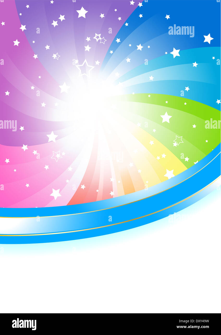 Vector abstract colorful background; clip-art Stock Photo - Alamy