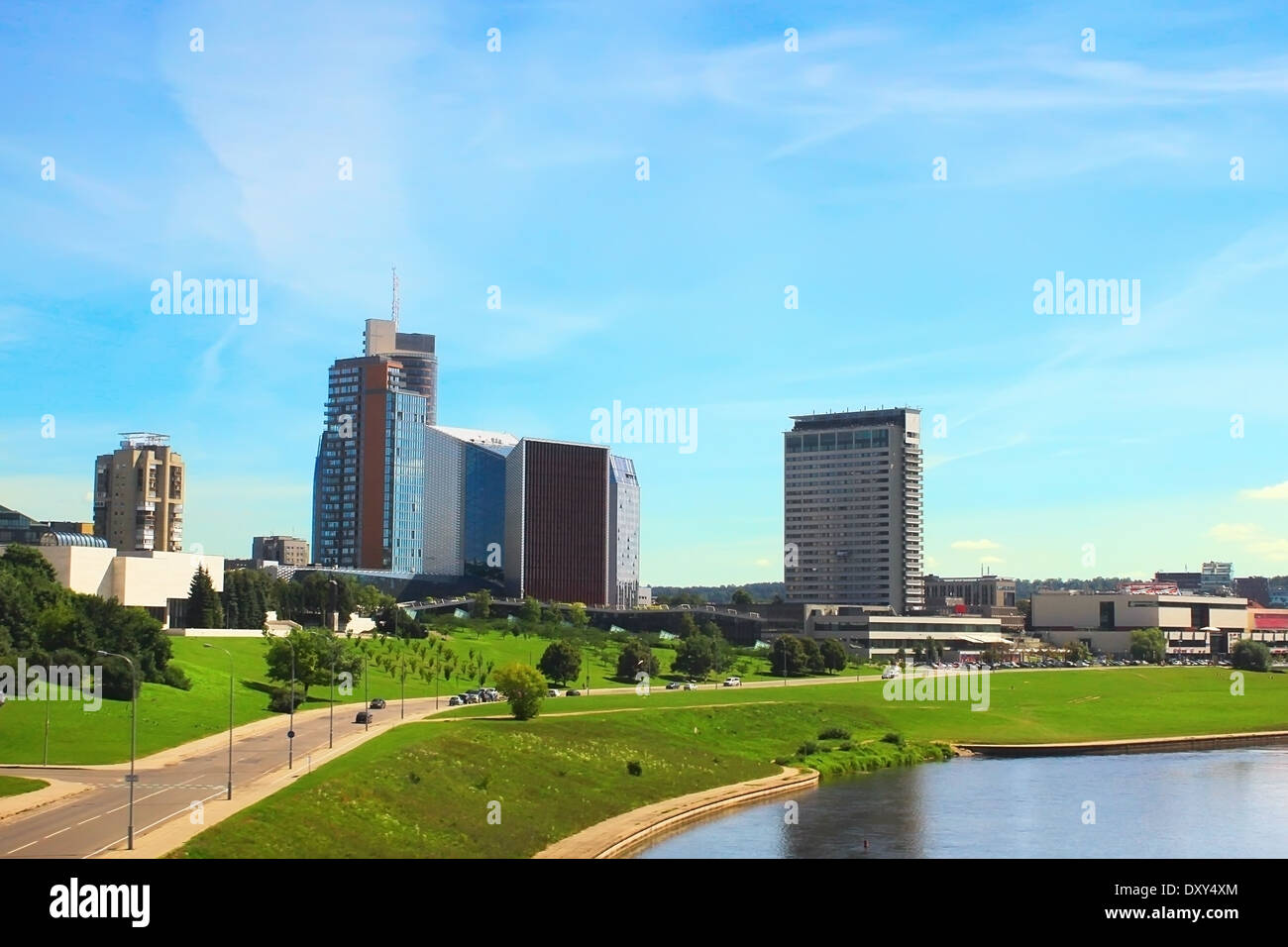 Vilnius glass building hi-res stock photography and images - Alamy