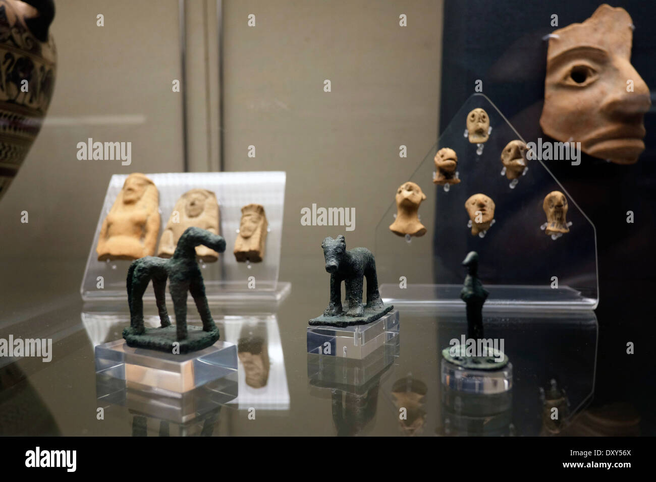 Ancient Greek objects in British Museum Stock Photo - Alamy