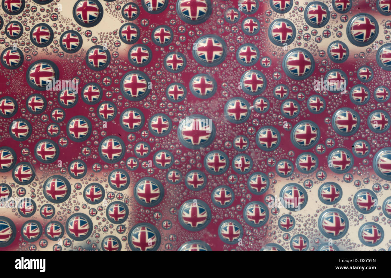 Abstract union jack hi-res stock photography and images - Alamy