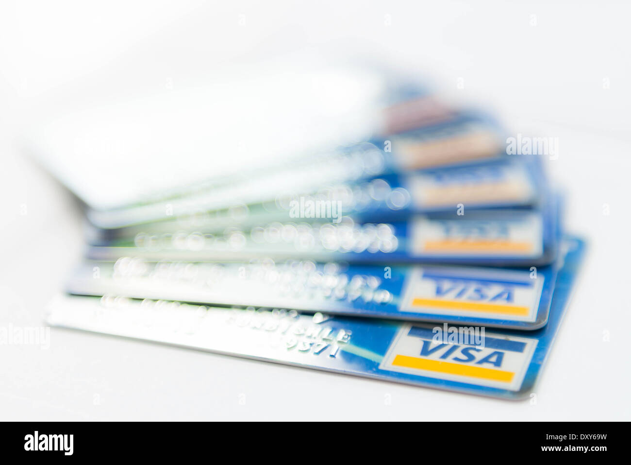 Visa card Cut Out Stock Images & Pictures - Alamy