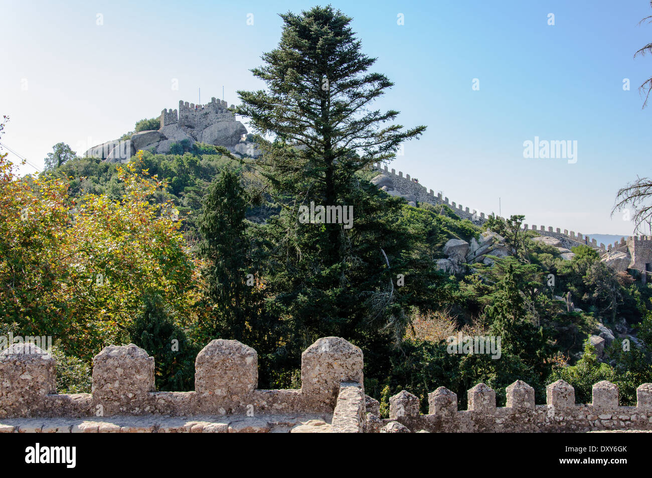 Castle of the Moors ( Castelo dos Mouros ), one of the best preserved ...