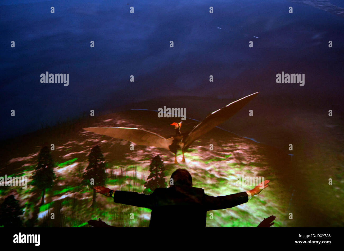 Flying dinosaurs hi-res stock photography and images - Alamy