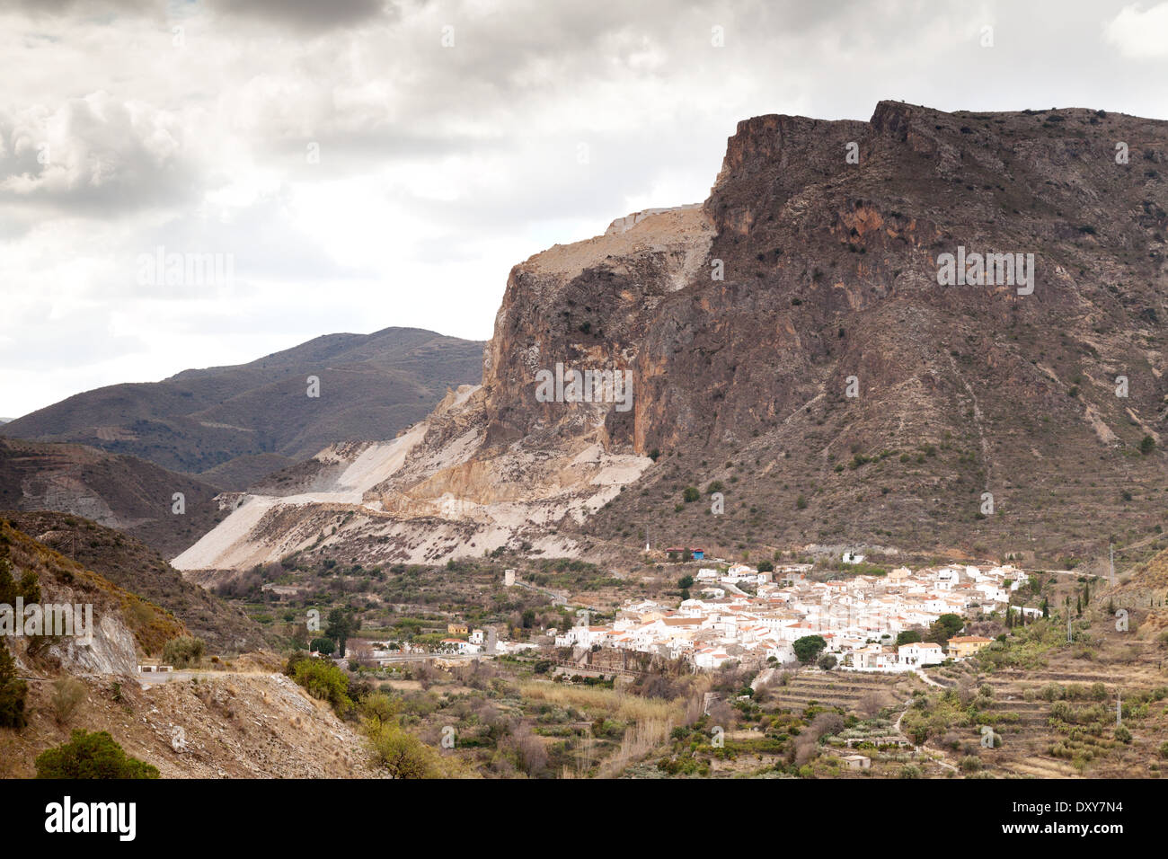 The Spanish town of Cobdar in the Sierra de los Filabres, and the ... The Spanish town of Cobdar in the Sierra de los Filabres, and the ...