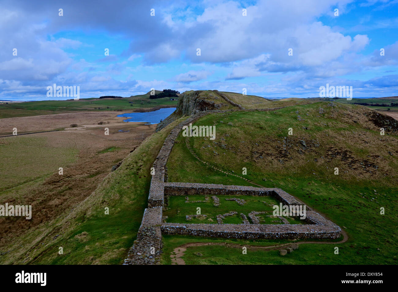 Milecastle 39 on Hadrian's Wall, Steel Rigg, Northumberland National ...