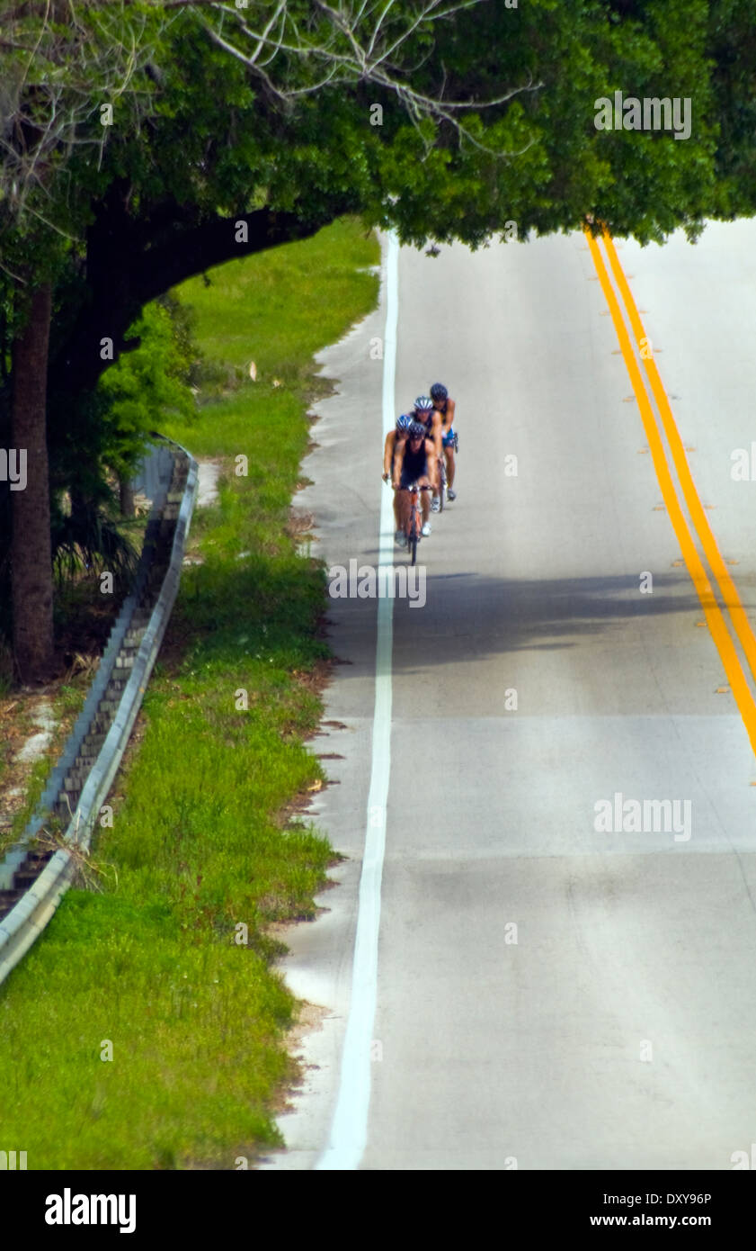 Cyclists in Clermont Florida Stock Photo - Alamy
