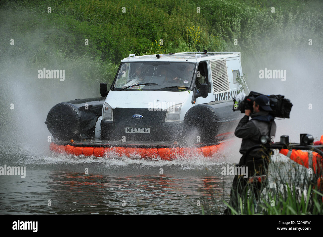 BBC Top Gear presenters Jeremy Clarkson, Richard Hammond and James May ...