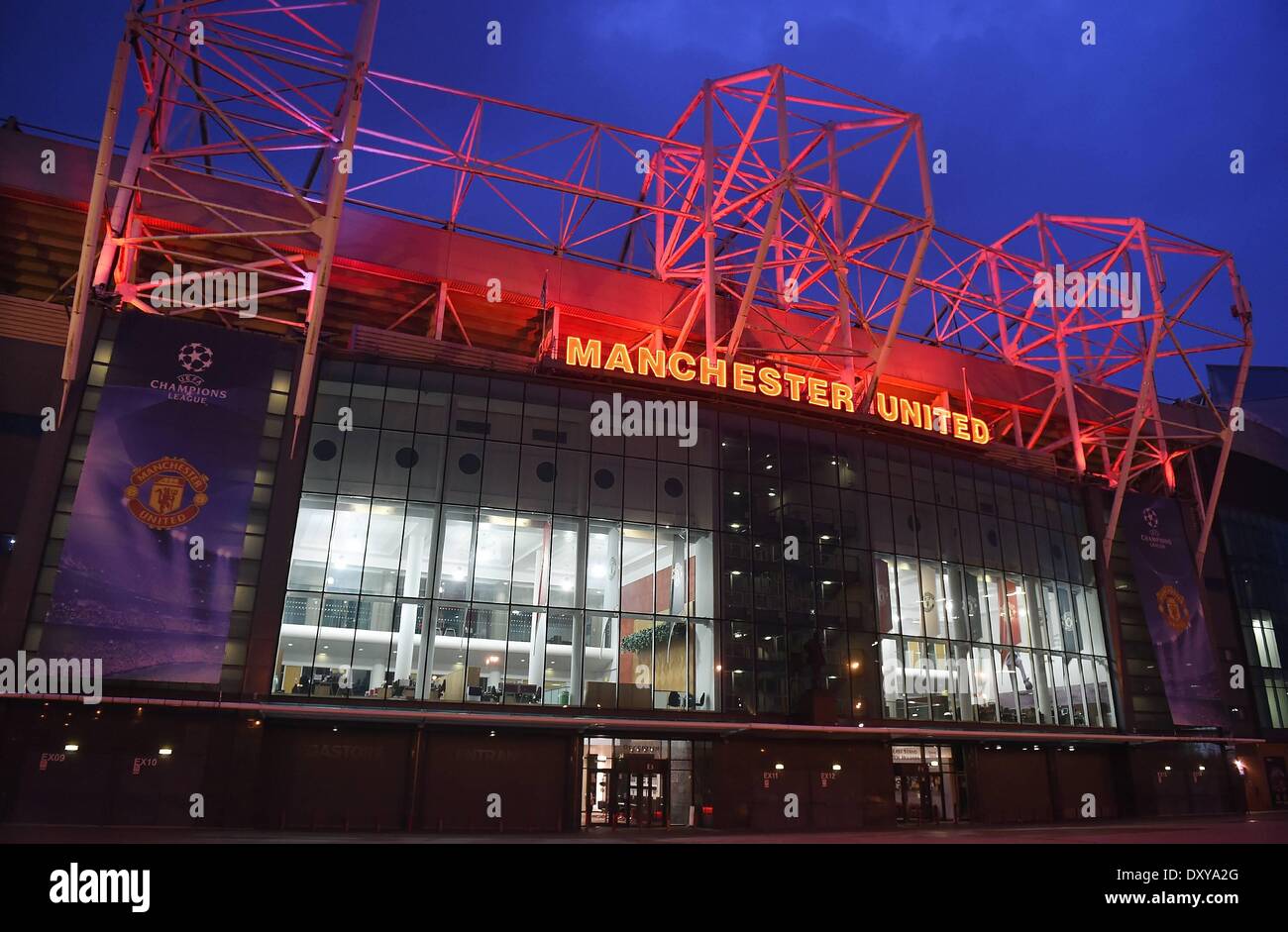 Old trafford east stand hi-res stock photography and images - Alamy
