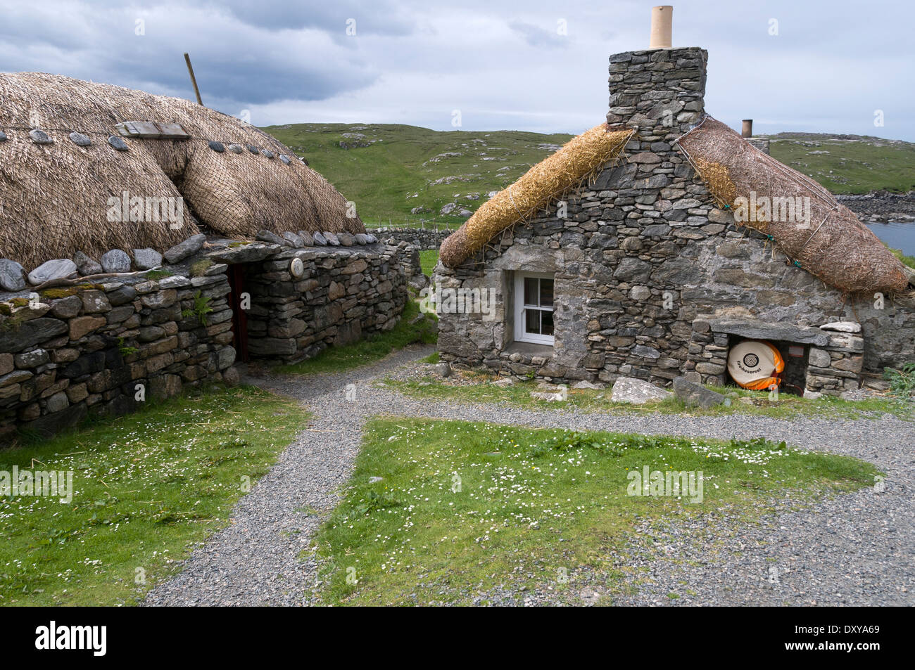 Gearrannan Blackhouse Village, near Carloway, Lewis, Western Isles ...