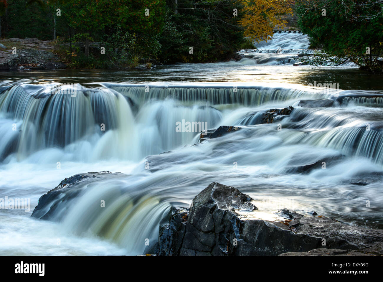 Upper Bond Falls in Michigan's Upper Peninsula Stock Photo - Alamy