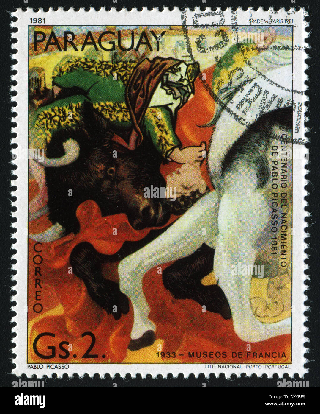 Stamp painting pablo picasso hi-res stock photography and images - Alamy