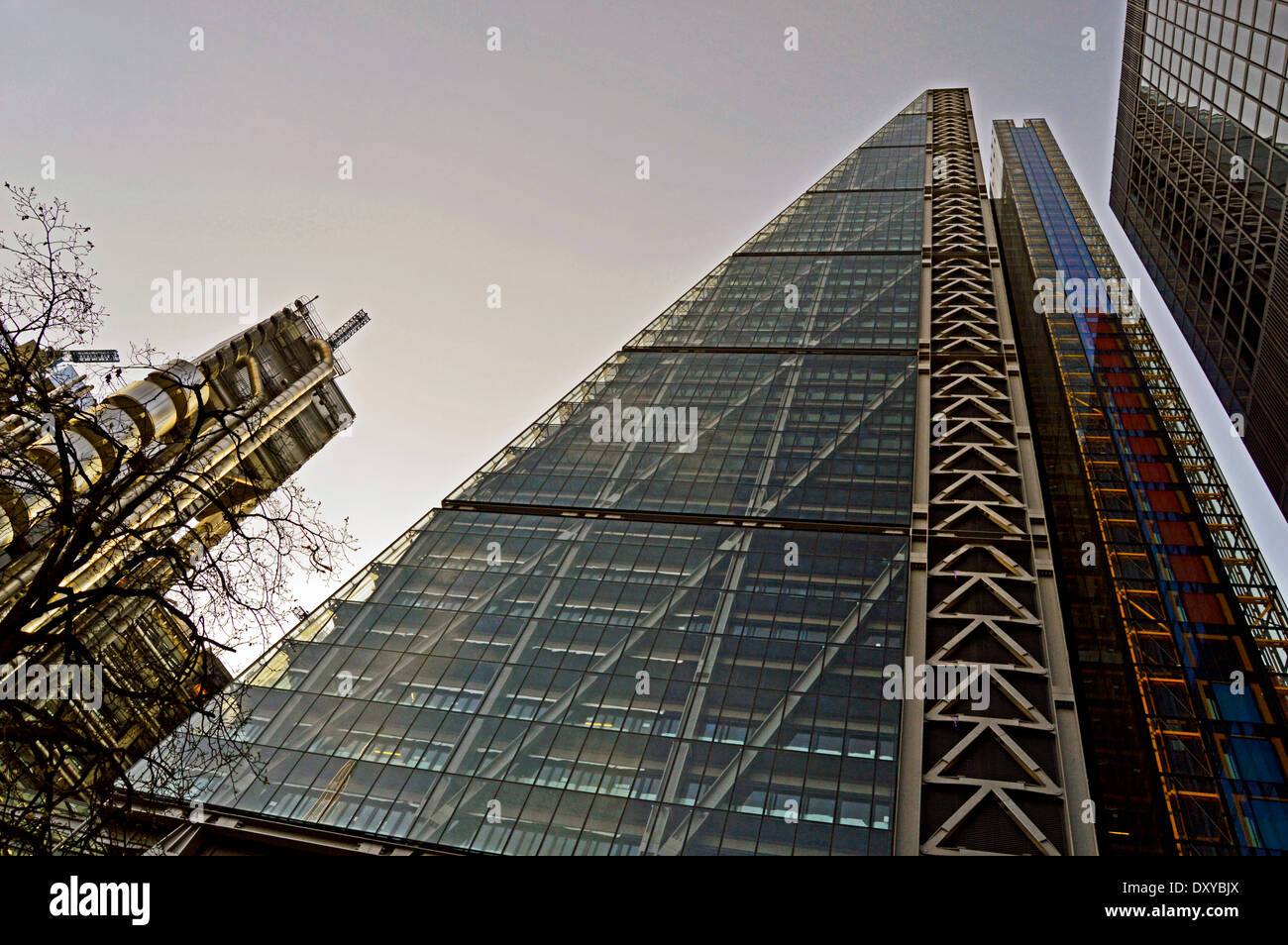 View of the Leadenhall Building (the Cheesegrater), Leadenhall Street ...