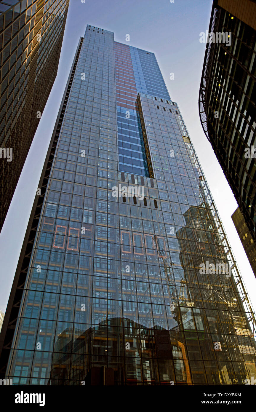 Rear of the Leadenhall Building (the Cheesegrater), Leadenhall Street ...
