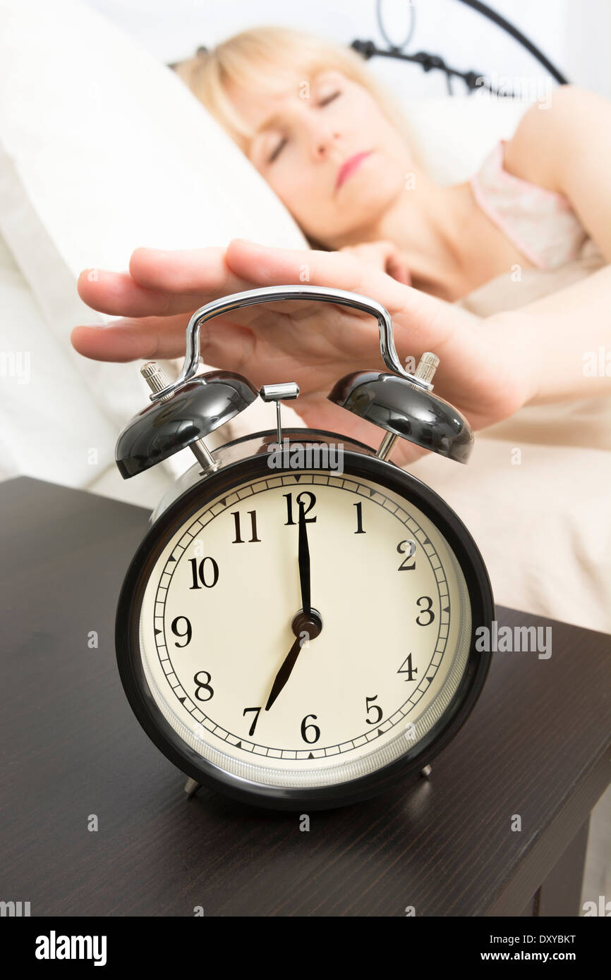 Seven oclock alarm clock hi-res stock photography and images - Alamy