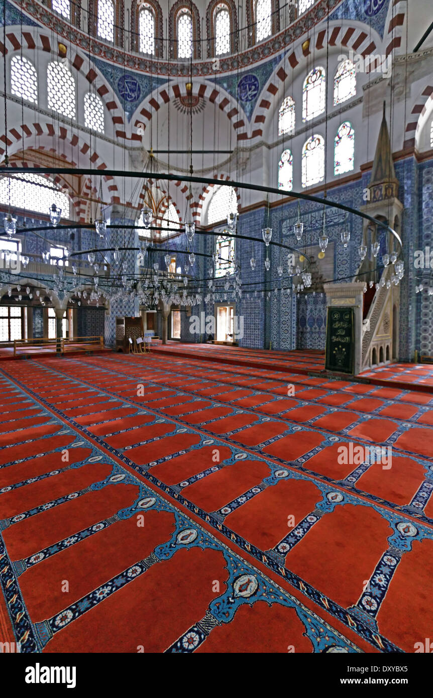 The Rustum Pasha Mosque interior, Istanbul Stock Photo - Alamy