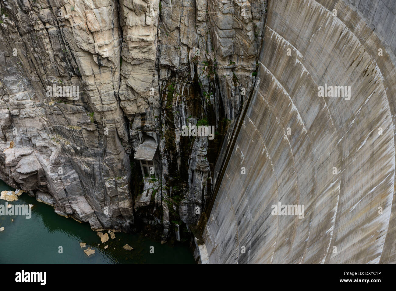Buffalo Bill Dam is a concrete arch-gravity dam on the Shoshone River ...
